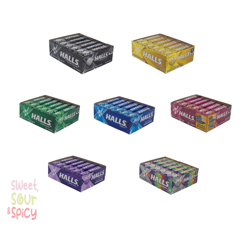 Halls Cough Drops 12 Pieces – Sweet Sour & Spicy