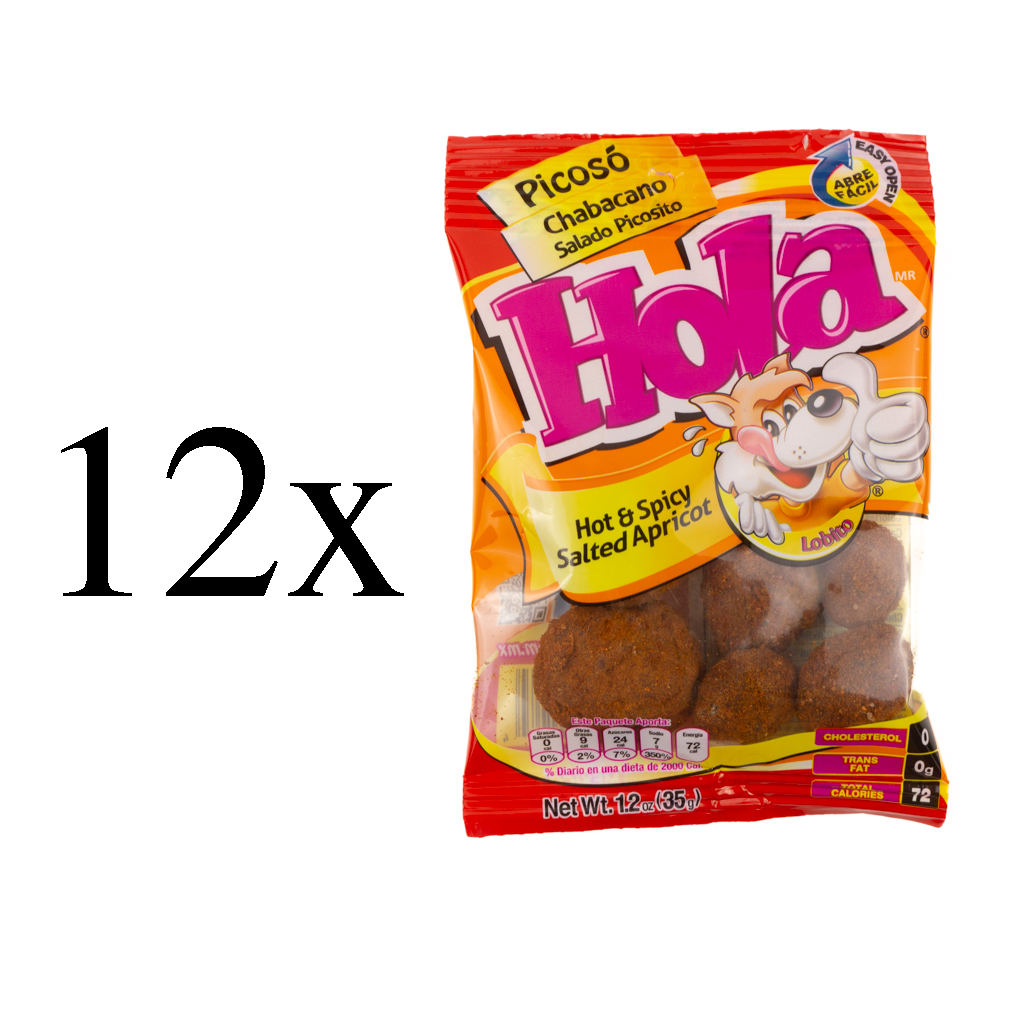 Hola Saladitos Picosito 12 Bags – Sweet Sour & Spicy
